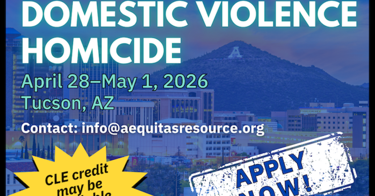 AEquitas | National Institute on the Prosecution of Domestic Violence…